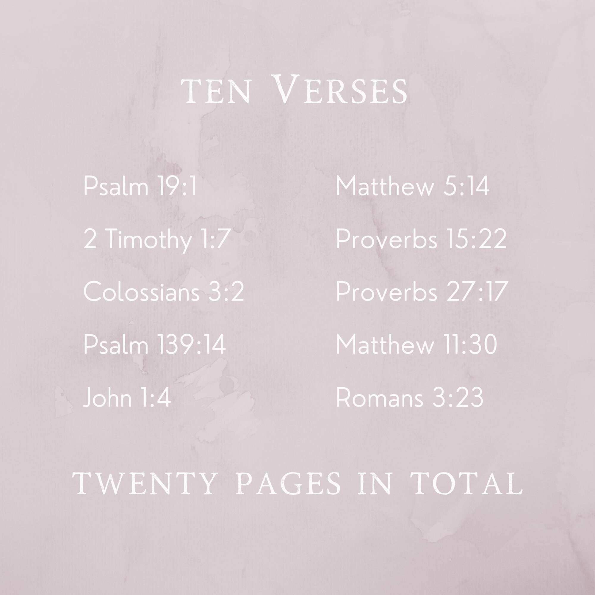 Cursive Copywork Scripture Memorization Bible Verses for Homeschool - Etsy