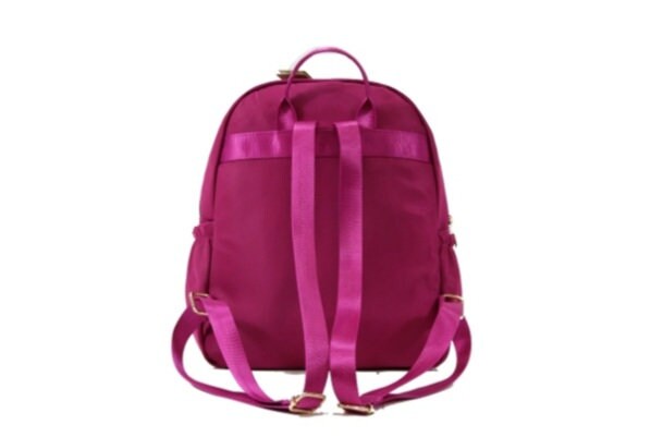 Fuchsia Backpack With Side Pockets - Etsy