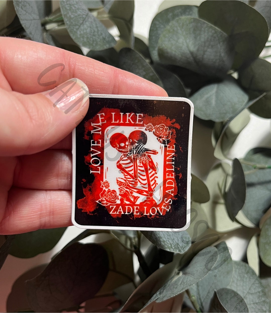 Zade Loves Adeline Holographic Waterproof Sticker, Haunting Adeline ...