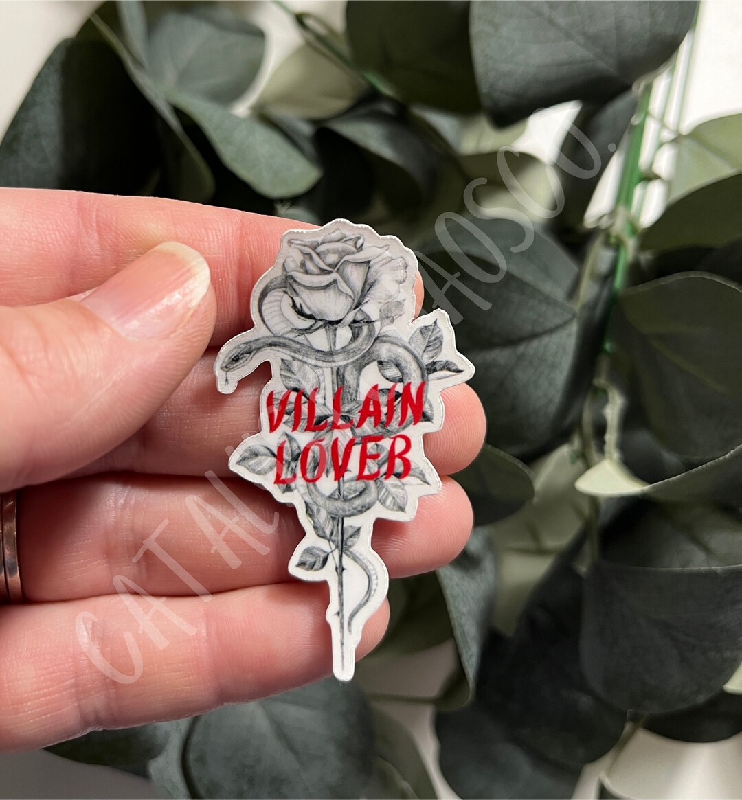 Villain Lover Holographic Waterproof Sticker, Spicy Book Sticker, Book ...