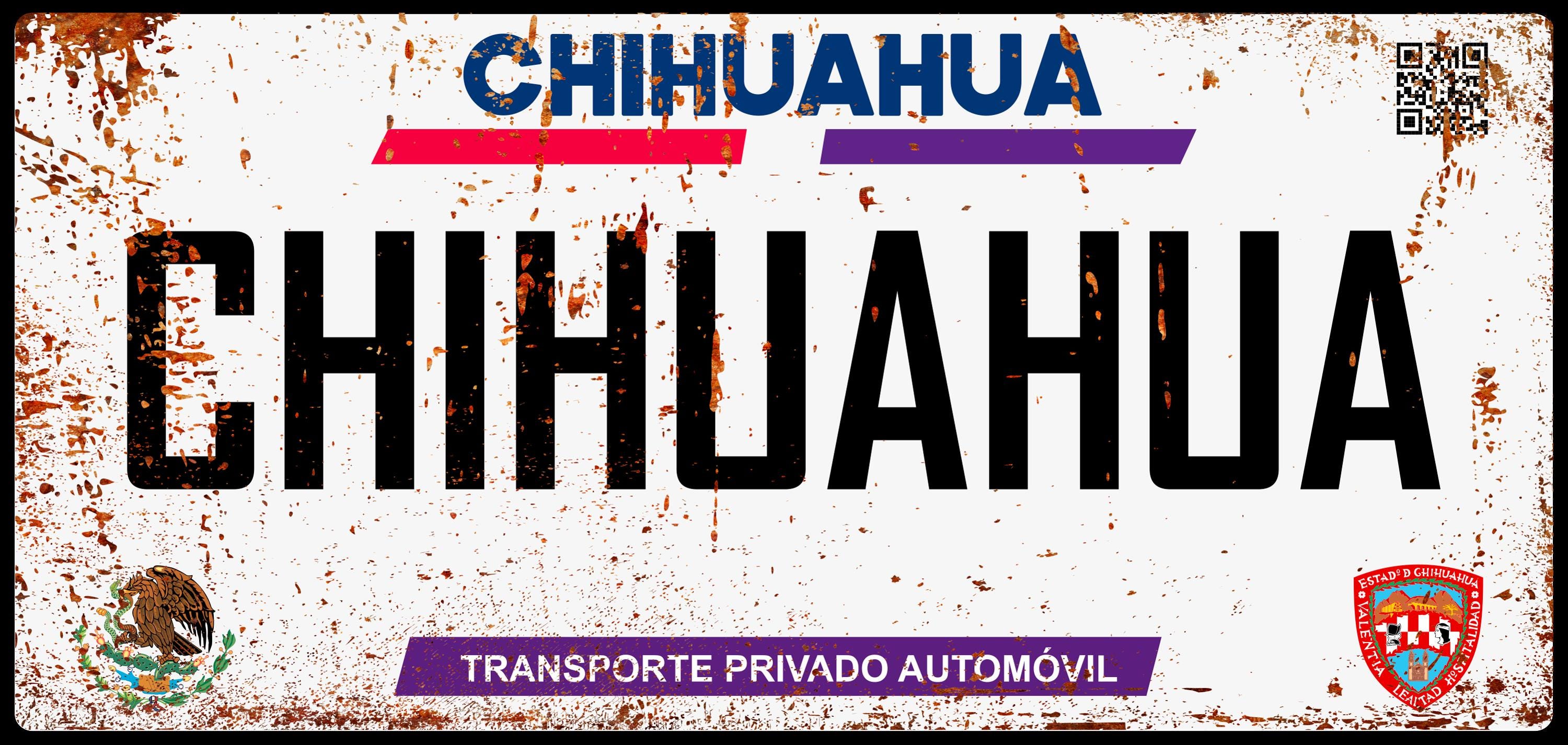 Custom Mexican State License Plate, Vintage Style Car Tag, Personalized ...
