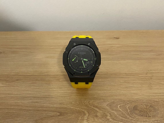 Casioak Yellow and Green Casio G-sock GA-2100 new and - Etsy