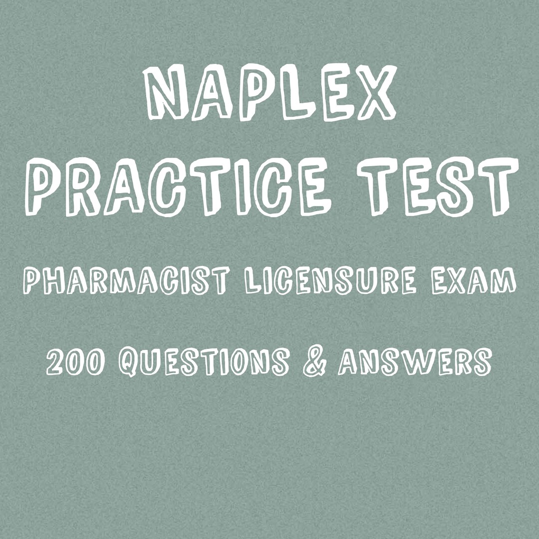 200 NAPLEX Practice Test Q & A - Etsy