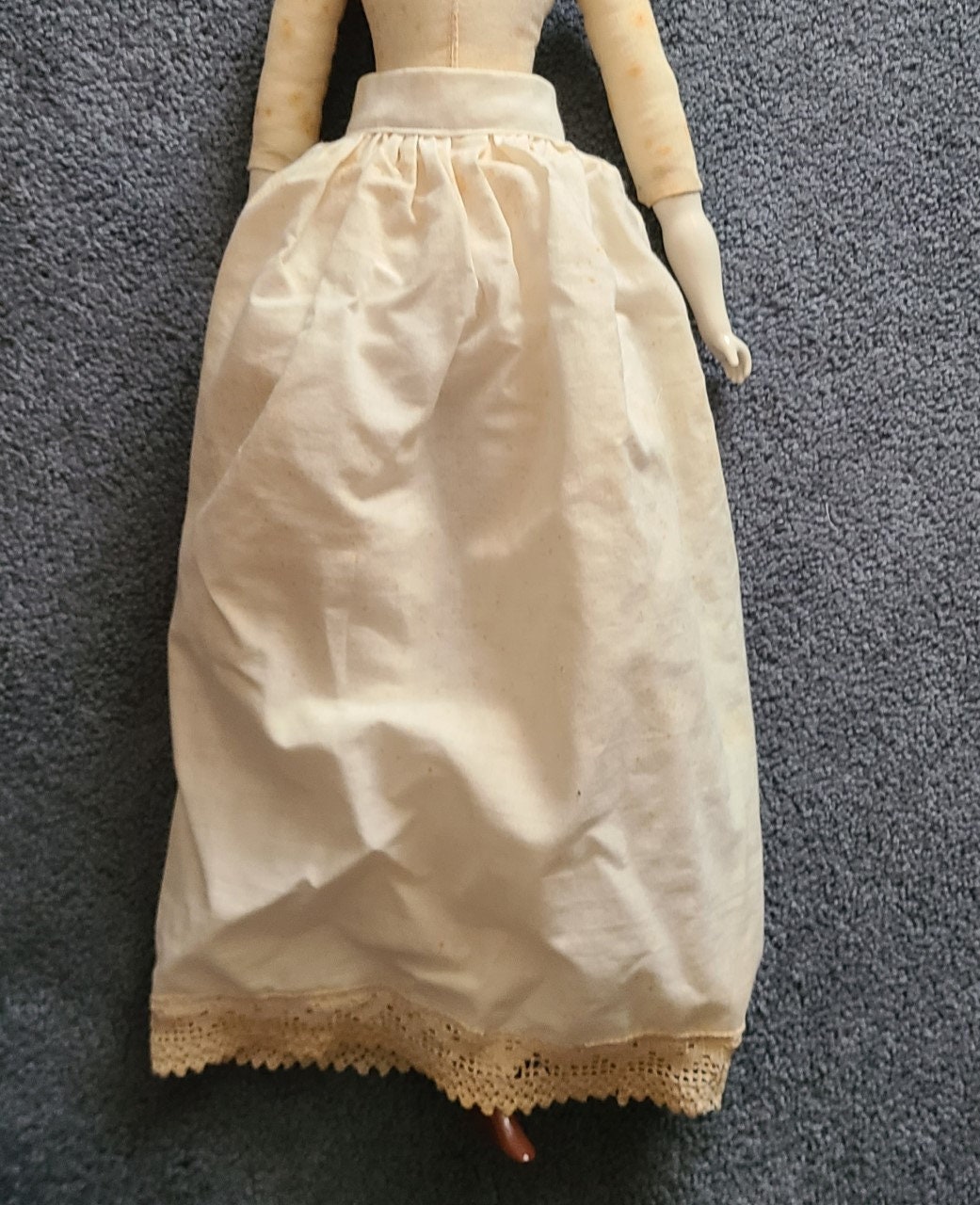 Vintage Porcelain Reproduction Doll With Vintage Clothes - Etsy