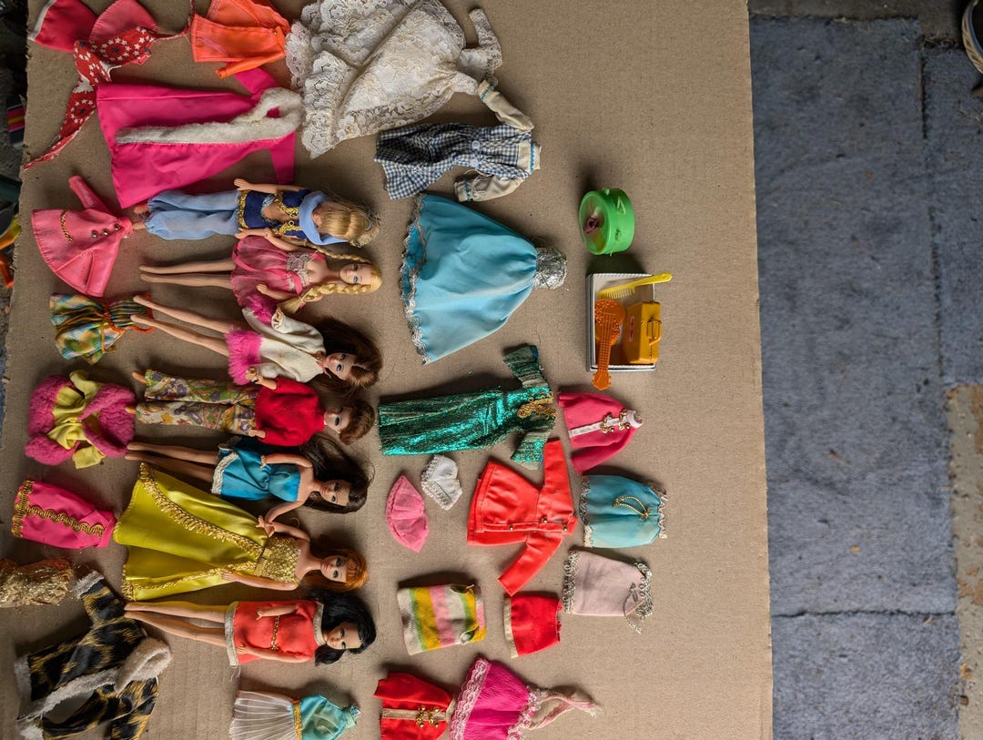 Vintage Assorted Mini Barbie Collection With a Few Accessories - Etsy