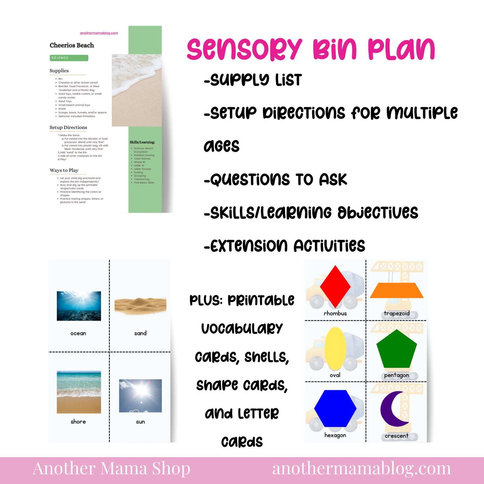 Cheerios Beach Sensory Bin, Oceans Science Sensory Activity, Summer ...