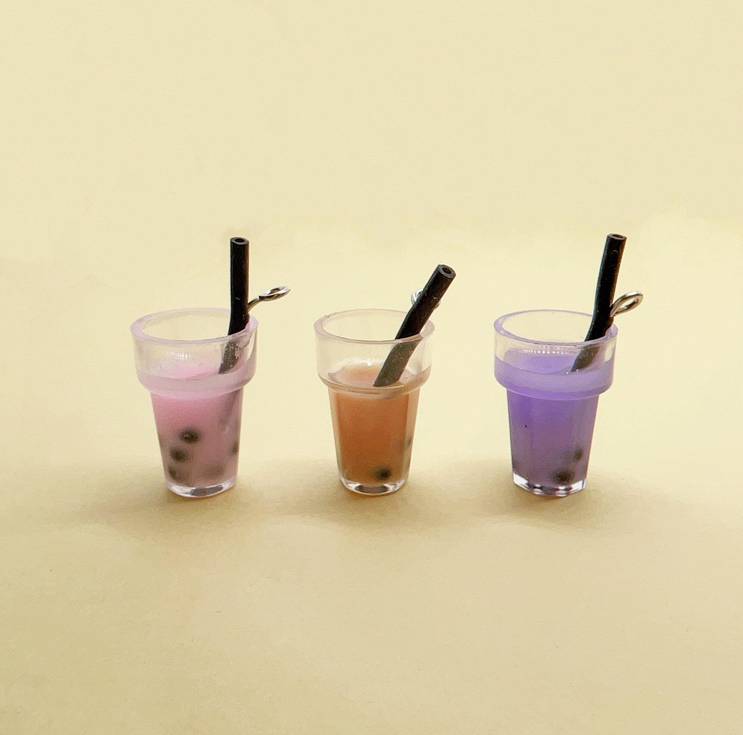 Cute Boba Phone Charm Kawaii Milk Tea Dust Plug Iced Coffee - Etsy
