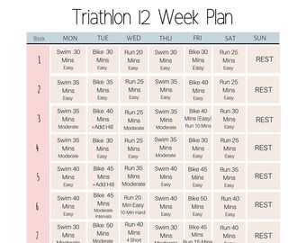 12 Week Half Marathon Training Plan Digital - Etsy UK