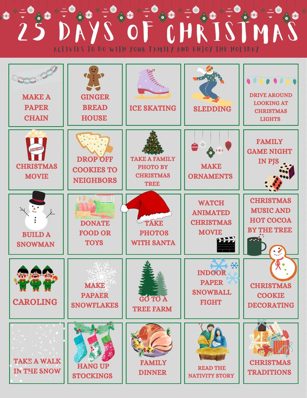 25 Days of Christmas - Etsy