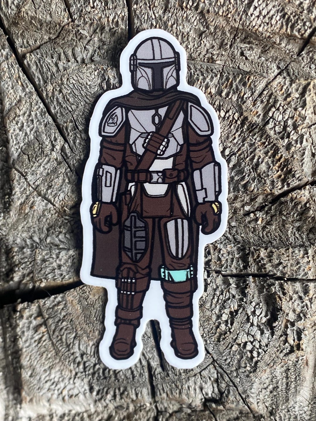 Mando Action Sticker - Etsy