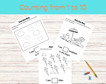 Number Tracing Worksheet 0-10, Preschool Curriculum, Homeschool ...