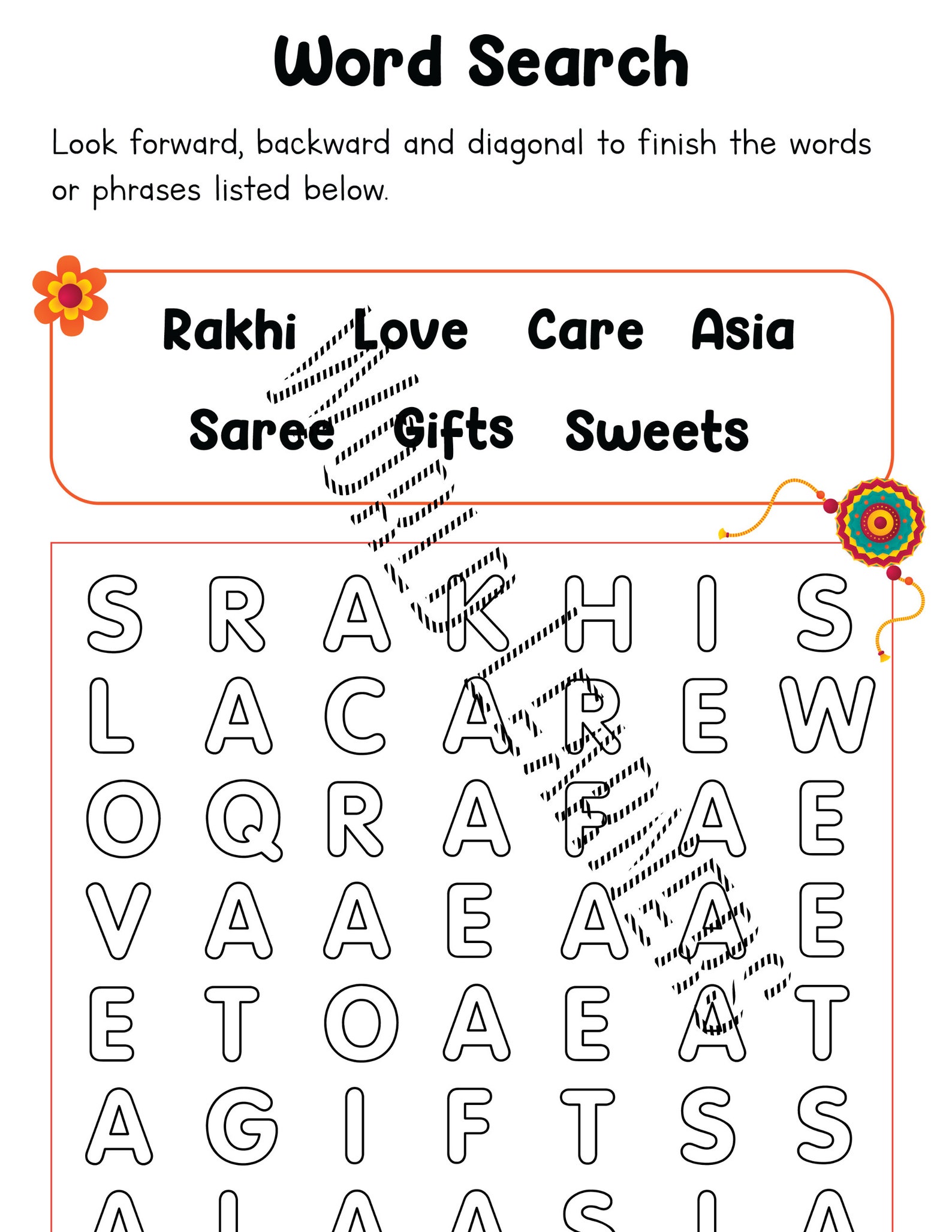 Raksha Bandhan -K to 2nd Grade ELA and Math Bundle - Etsy