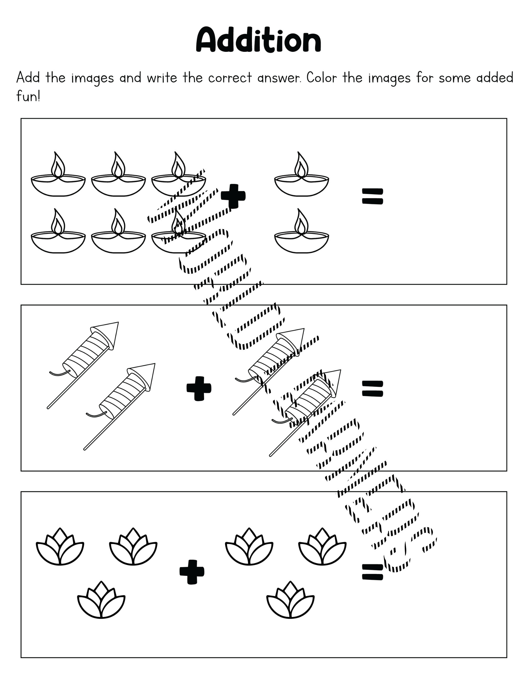Diwali Kindergarten to Grade 2 ELA and Math Bundle - Etsy