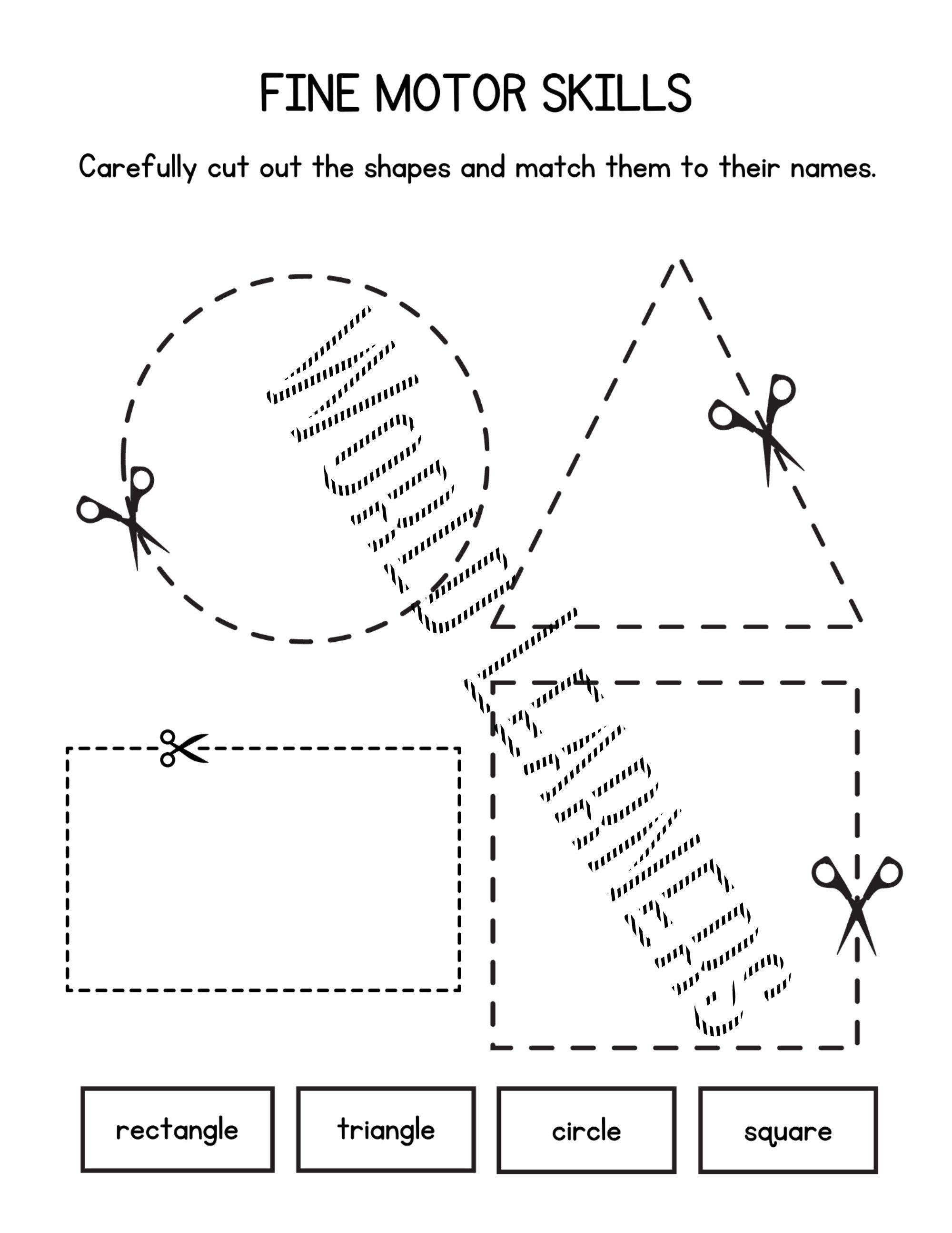 Downloadable Prek and K Shapes Worksheets - Etsy