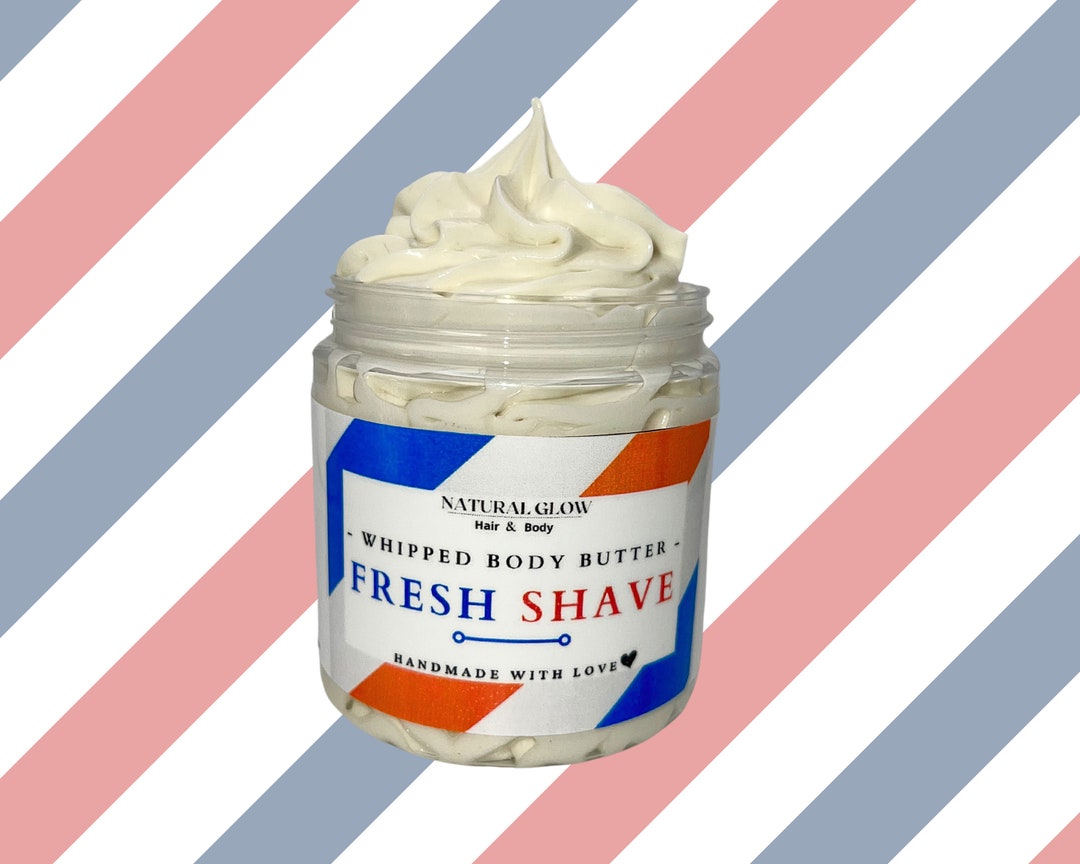 Men's FRESH SHAVE Whipped Body Butter - Shea Butter - Mango Butter ...