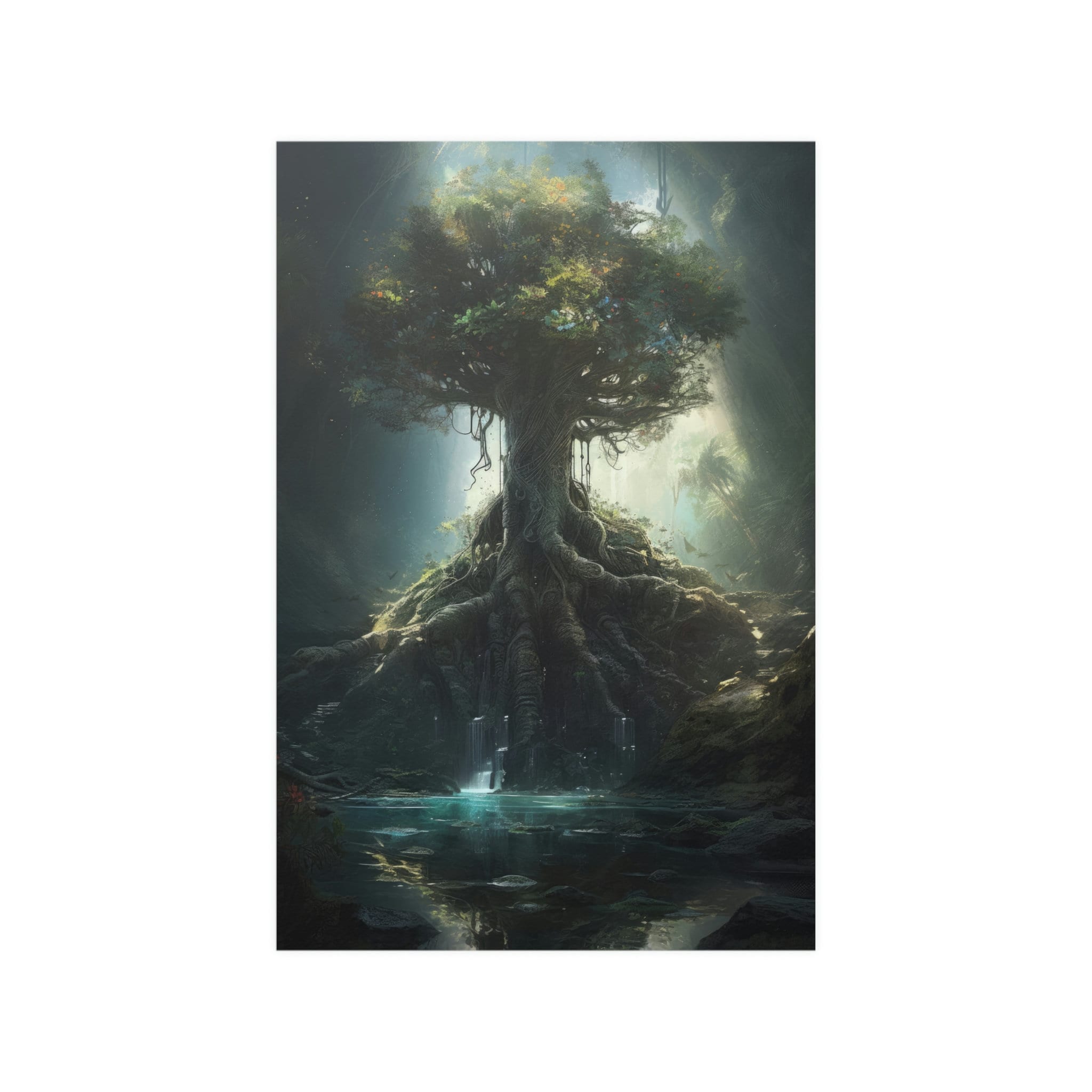 The Tree of Life - Poster | Nature's Vitality Wall Art | Ancient Tree ...