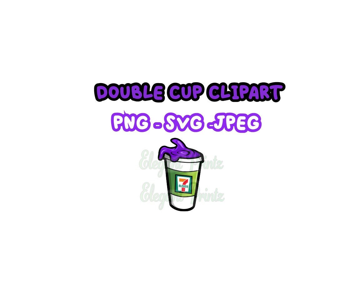 Digital Download Double Cup Lean Clipart Codeine - Etsy
