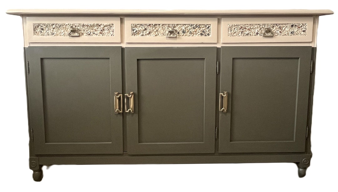 Ballard Design Buffet//console//sideboard//credenza With River Stone ...