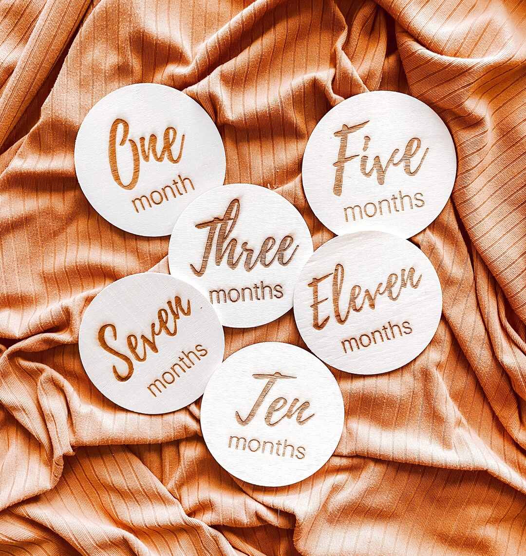 Script Baby Milestones Markers - Etsy