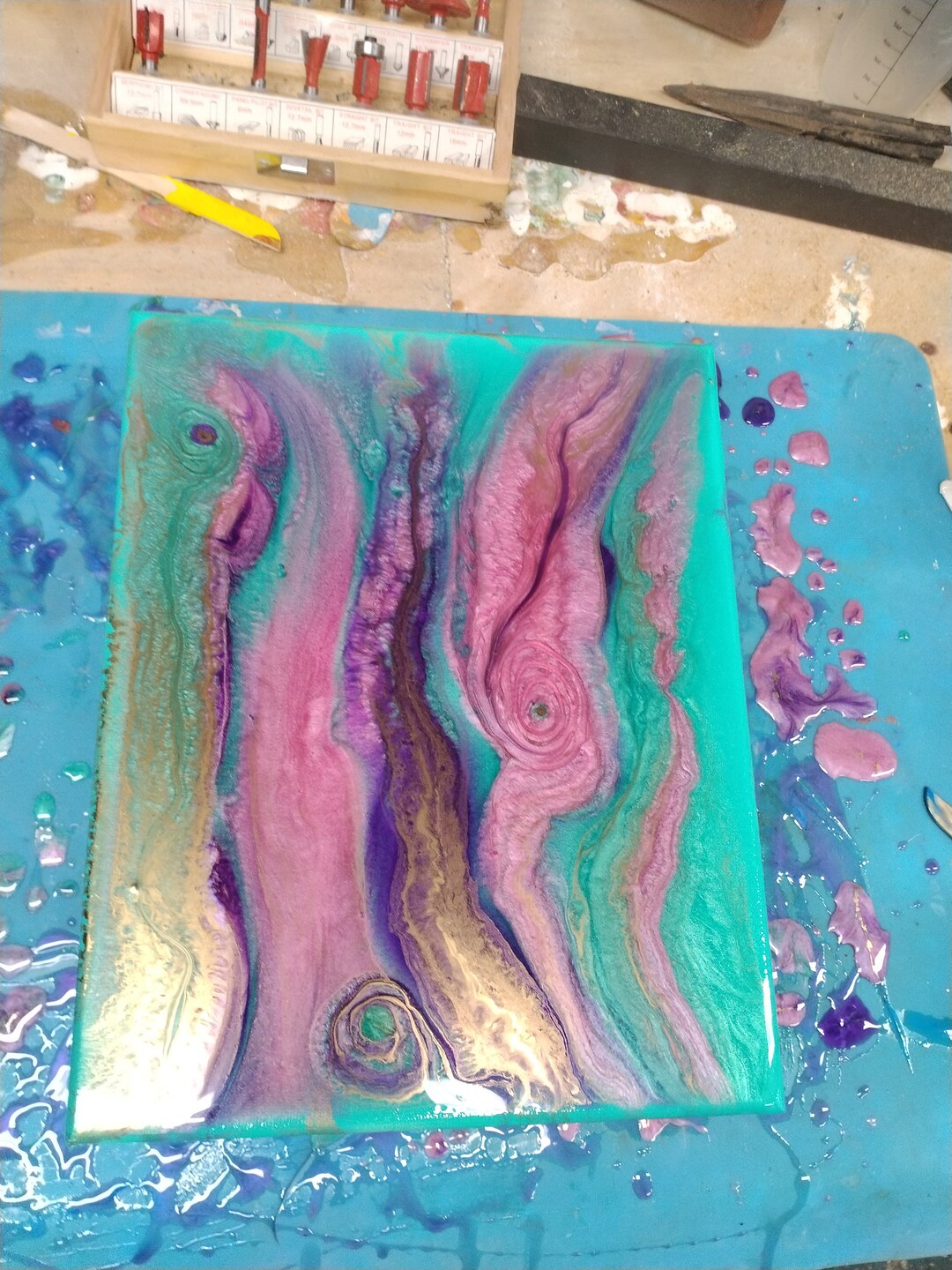 Epoxy and Acrylic Artwork and Custom Pieces - Etsy