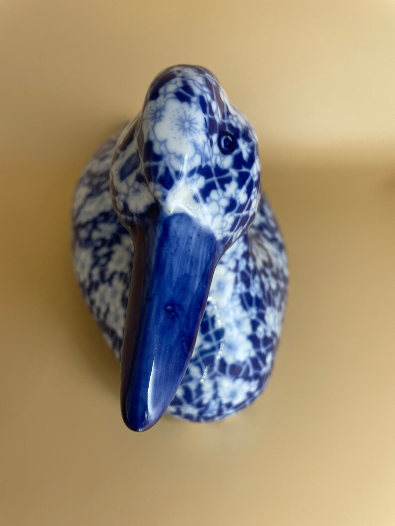 Vintage Victoria Ware Ironstone Blue Floral Calico Duck - Etsy