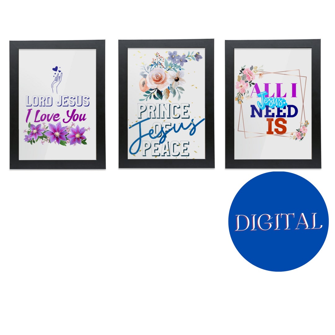 Set of 3 Christian A4 Posters Christian A4 Posters to Download and ...