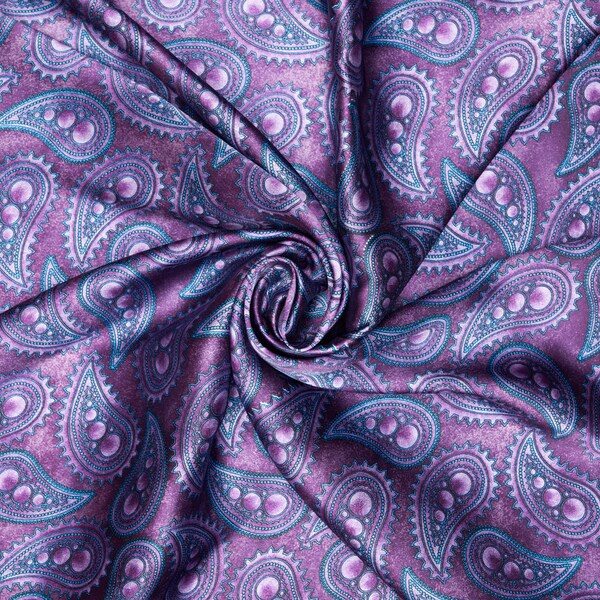 Purple Teal Fabric - Etsy