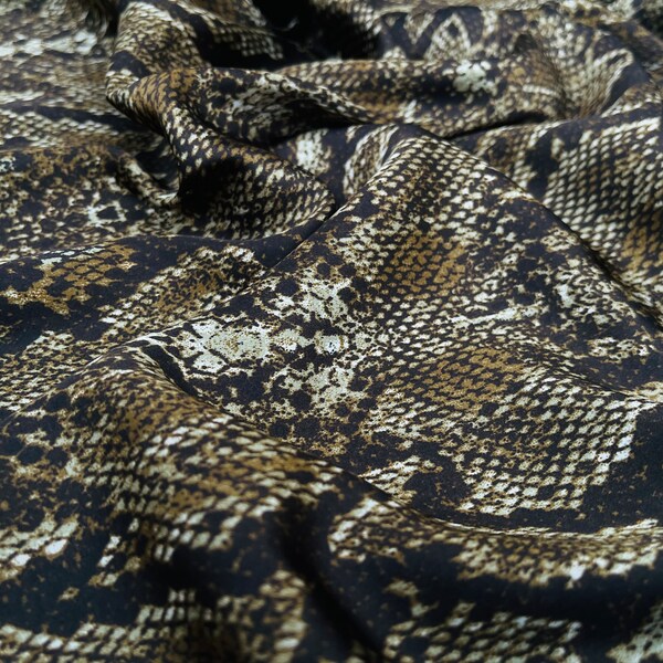 Snake Print Fabric - Etsy