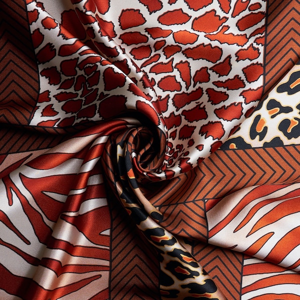 Navy Animal Print Fabric - Etsy