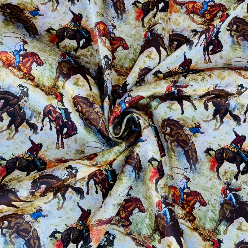 Western Fabric by the Yard - Etsy