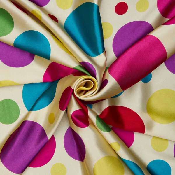 Multi Color Polka Dot Fabric - Etsy