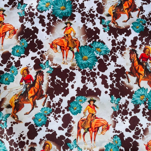 Western Fabric by the Yard - Etsy