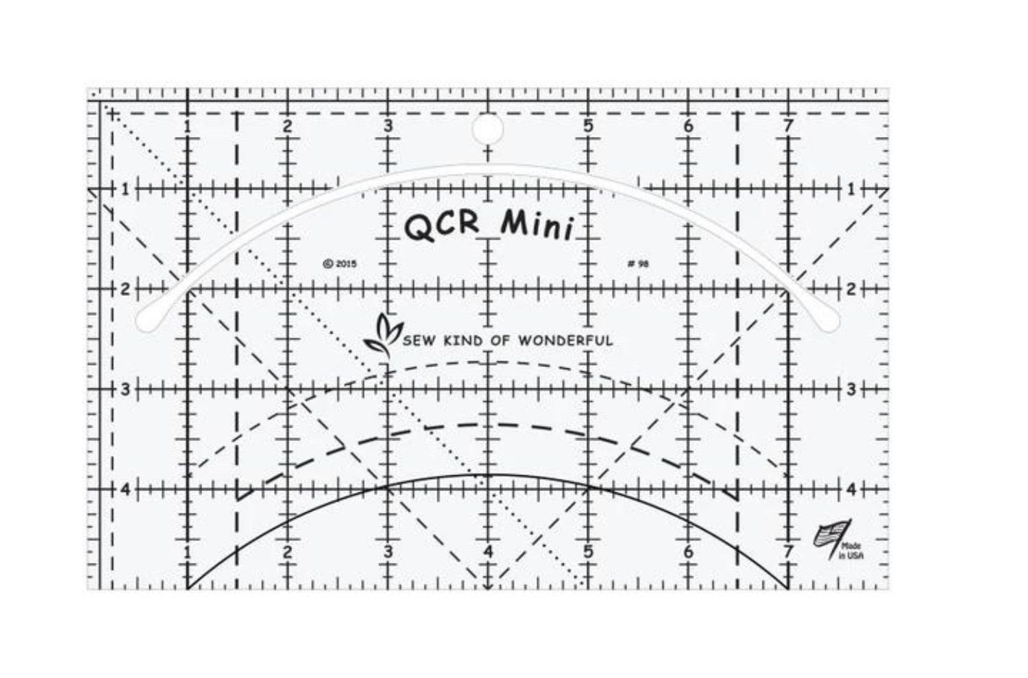 Quick Curve Ruler Mini QCR Mini Ruler Sew Kind of - Etsy