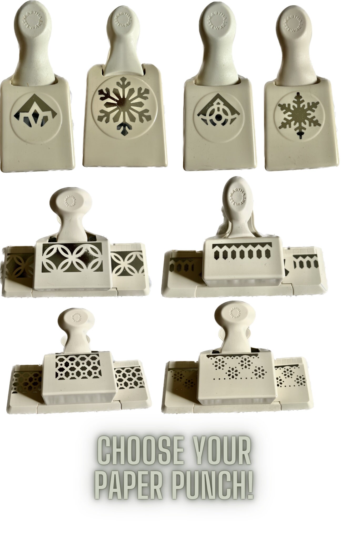 Martha Stewart Paper Punches Pick Your Punch Snowflakes - Etsy