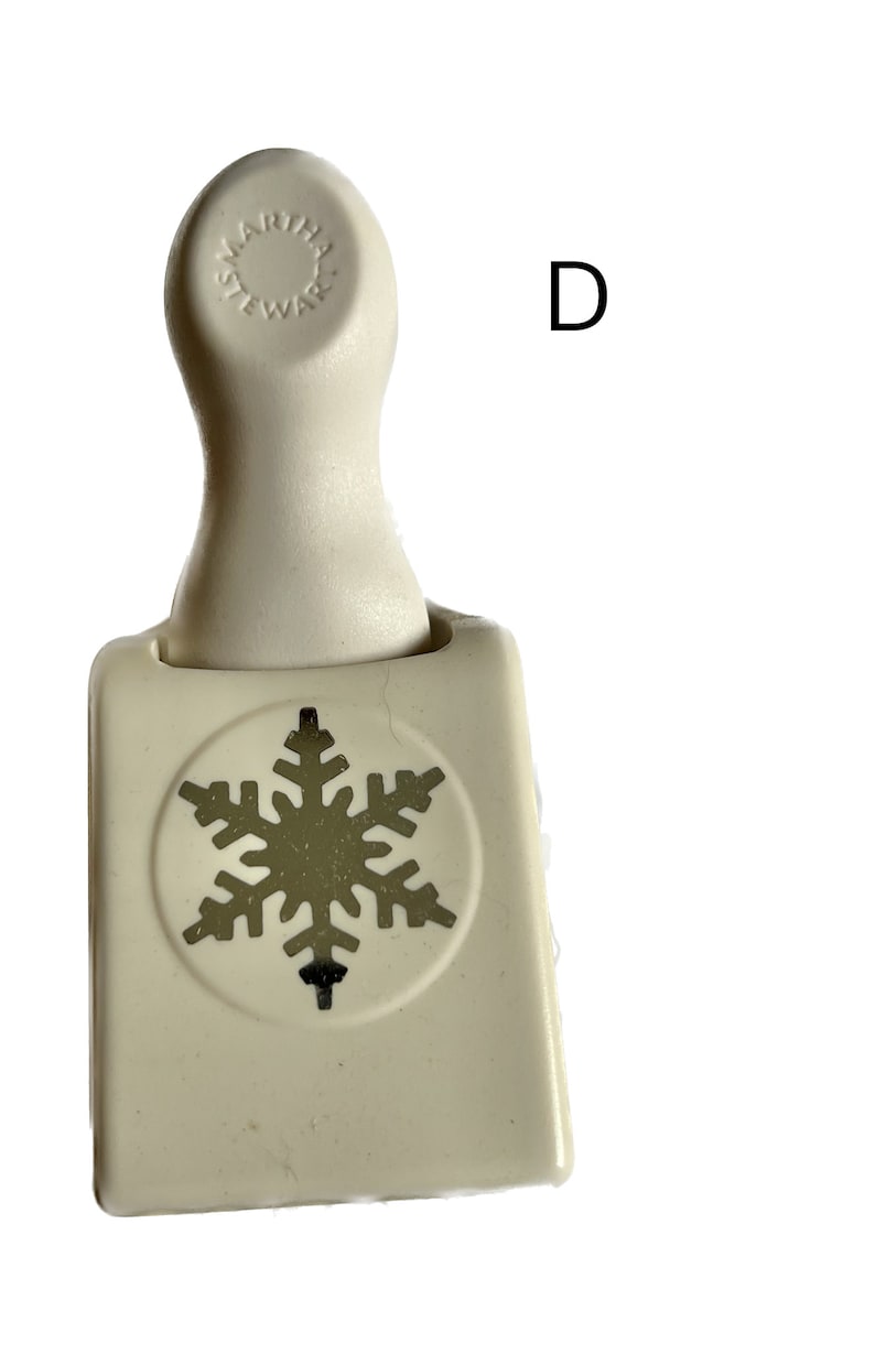 Martha Stewart Paper Punches Pick Your Punch Snowflakes - Etsy