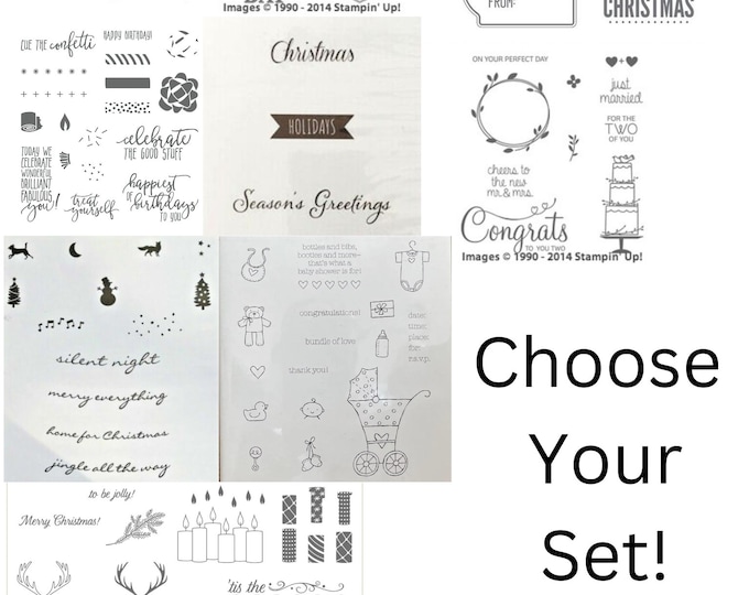Stampin' up Stamp Sets - Choose Your Set! , Lightly Used Stamp Sets ...