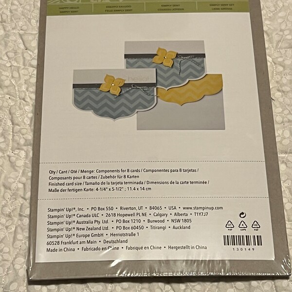 Stampin up Card Kits - Etsy