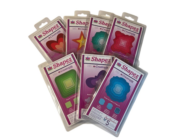 Spellbinders Shapez Diecuts , Diecuts for Use With Most Diecutting ...