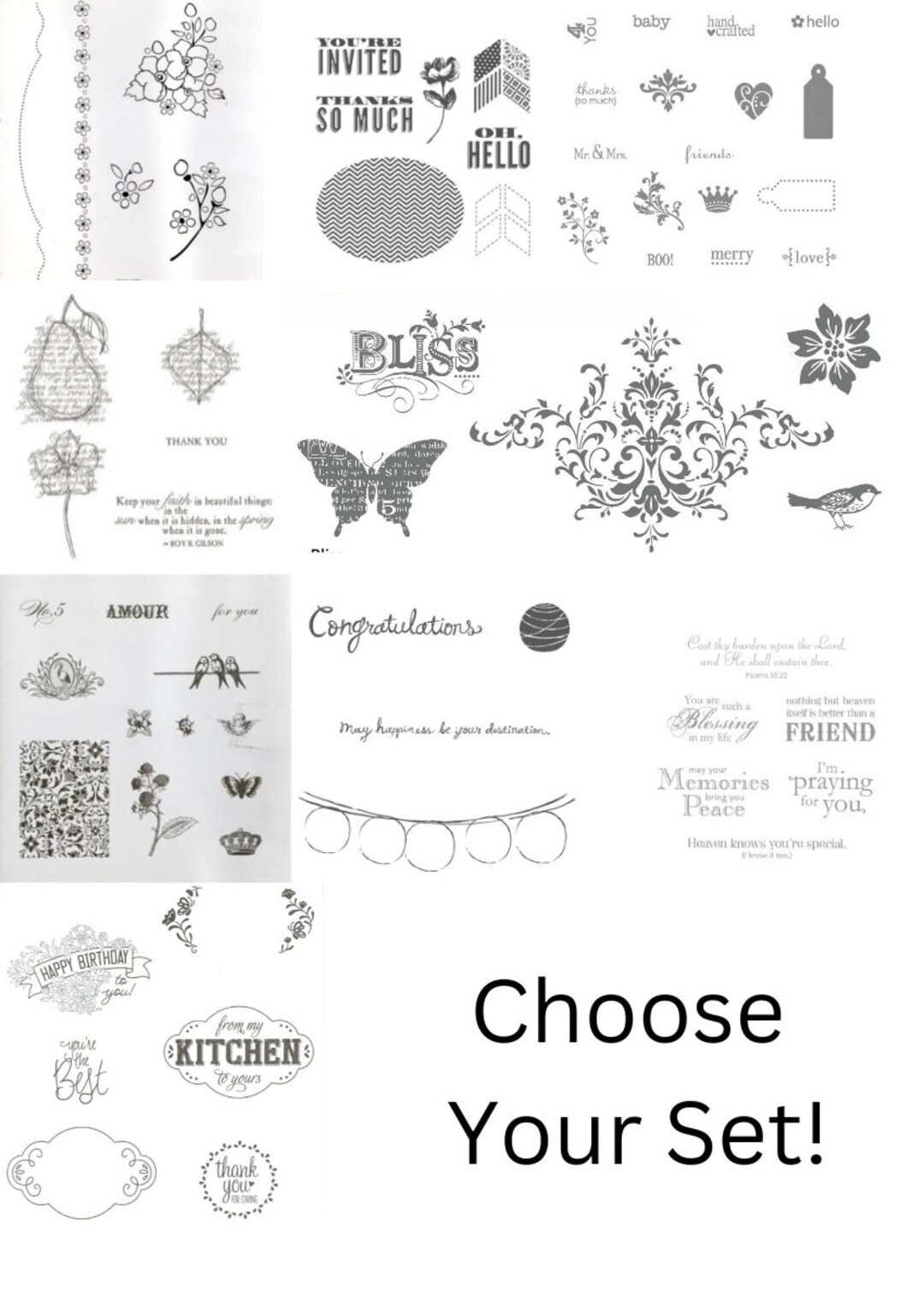 Stampin' up Stamp Sets - Choose Your Set! , New Stamp Sets , Occasion ...