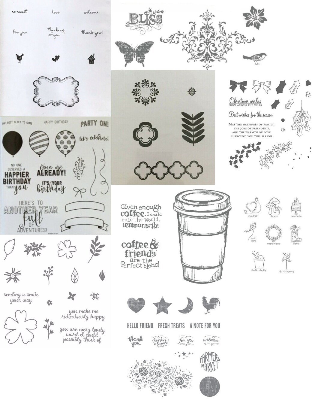 Stampin' up Stamp Sets Choose Your Set Lightly Used - Etsy