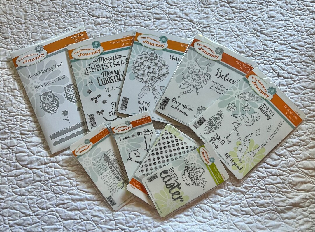 Fun Stampers Journey Stamps Choose Your Set - Etsy
