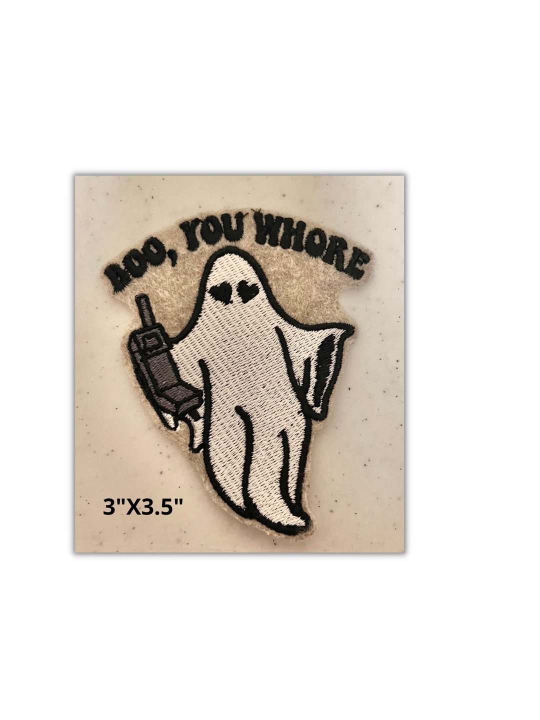 Boo You Wore Ghost Iron on Patch Ghost Iron on Patch - Etsy