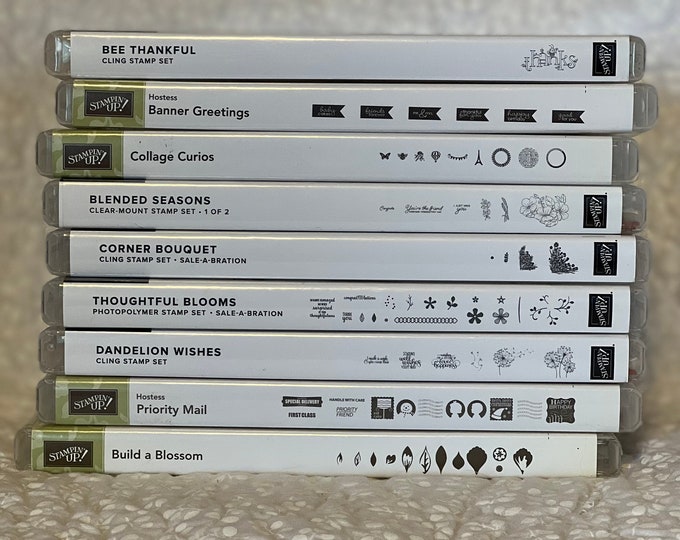 Stampin' up Stamp Sets You Choose - Etsy