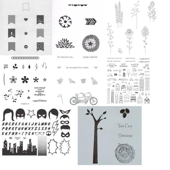 Stampin' up Stamp Sets Choose Your Set New Stamp Sets - Etsy
