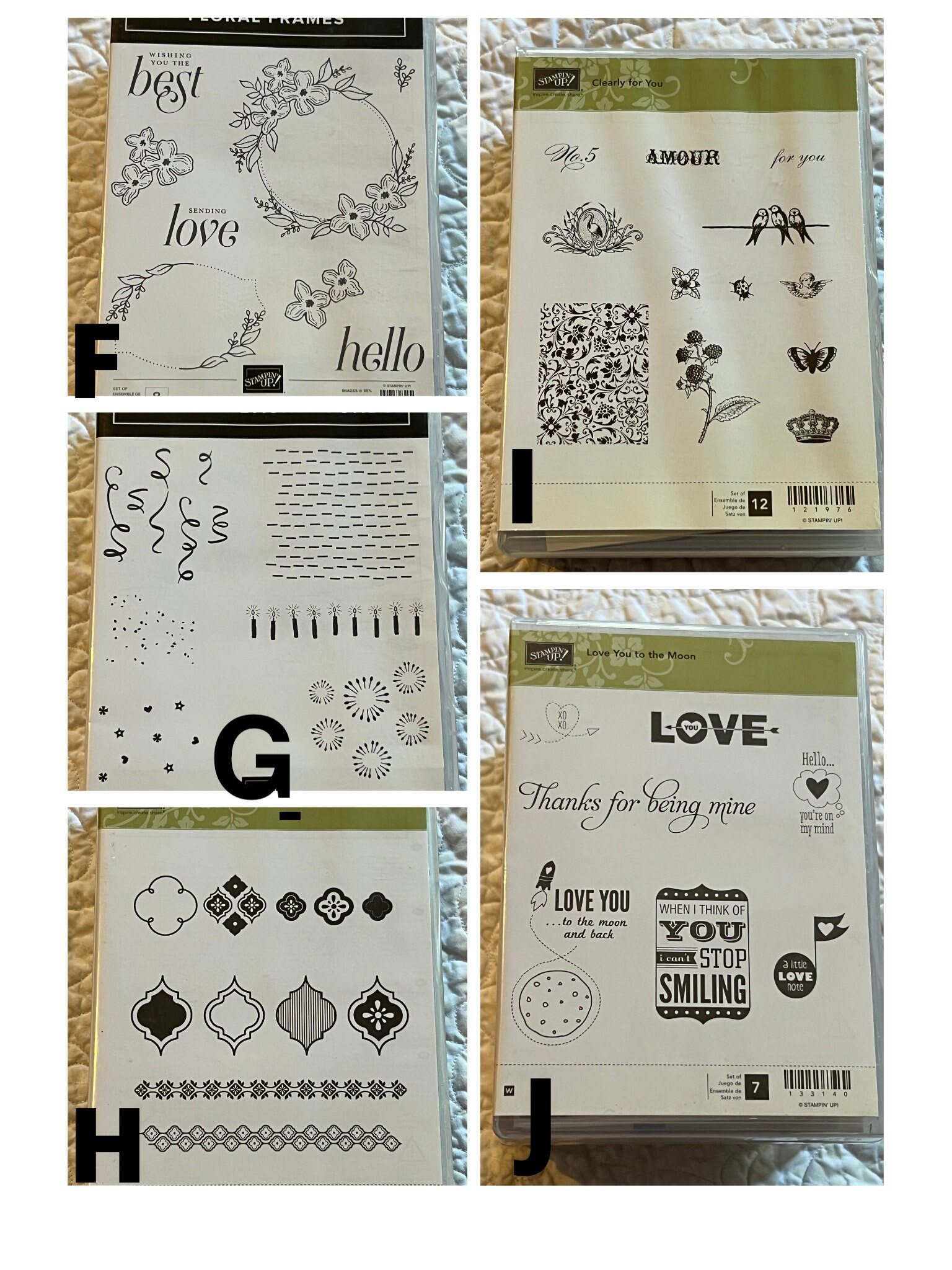 Stampin' up Stamp Sets Choose Your Set New in Package Stamp Sets ...