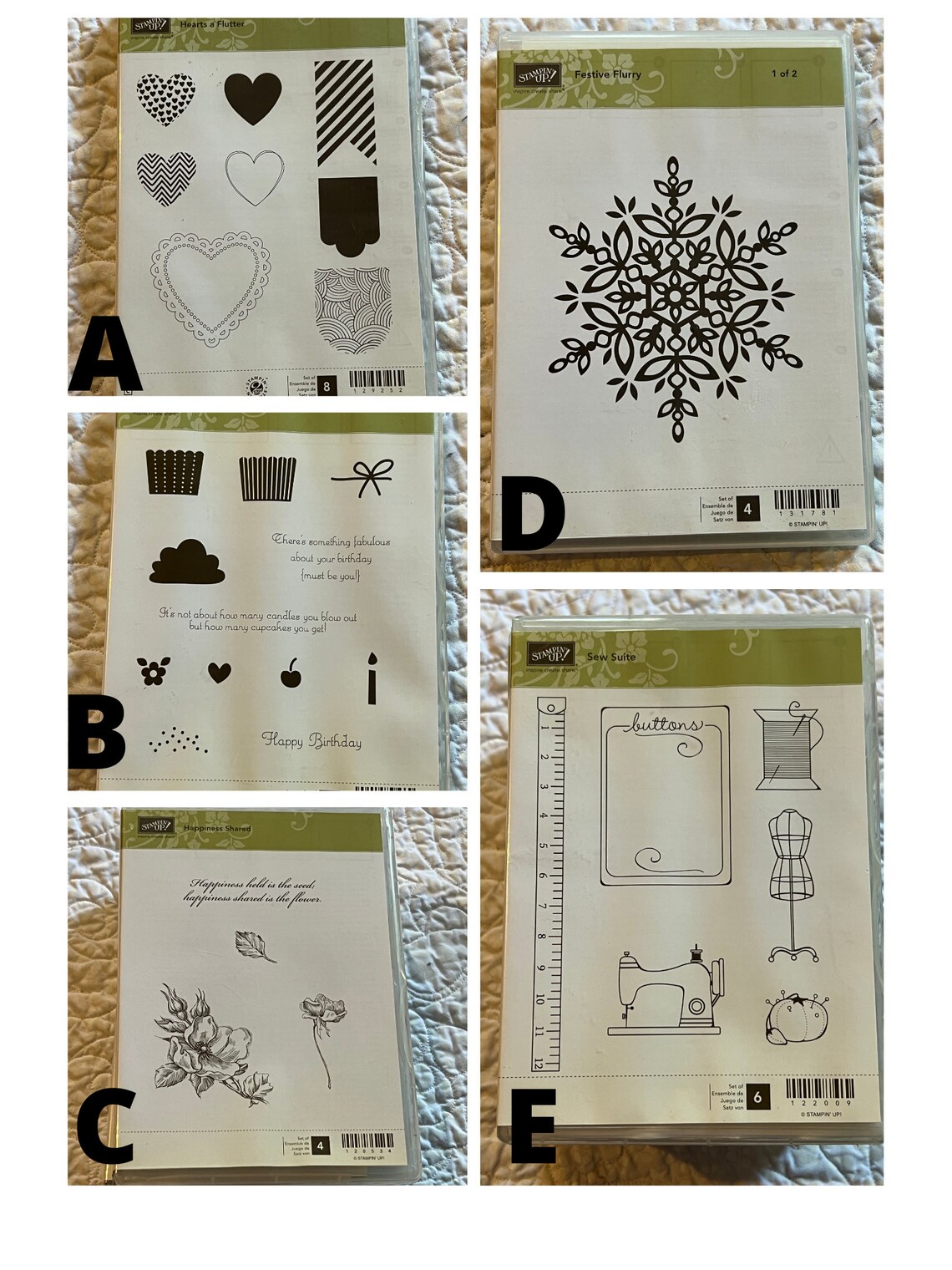 Stampin' up Stamp Sets Choose Your Set New in Package Stamp Sets ...