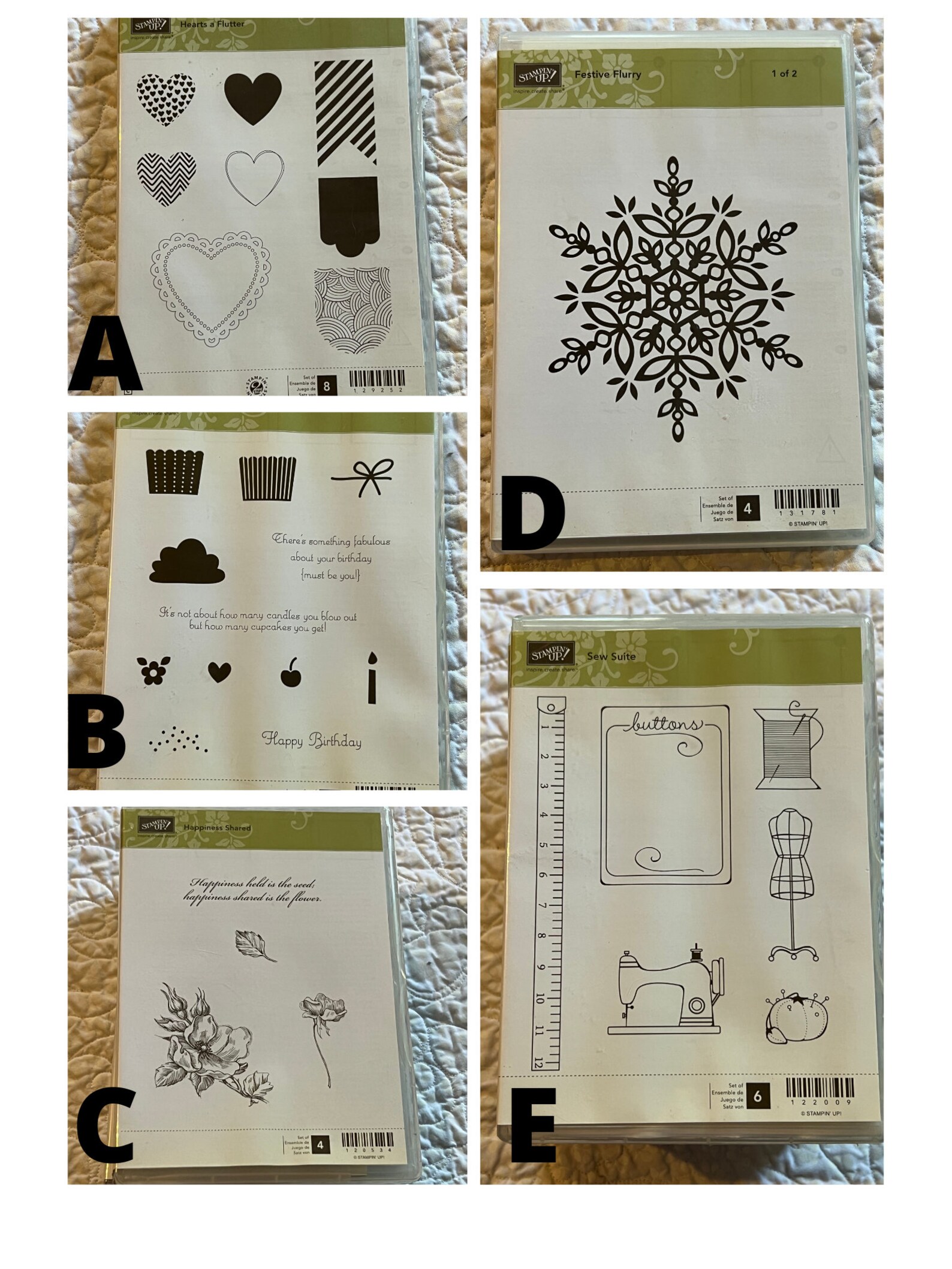 Stampin' up Stamp Sets Choose Your Set New in Package Stamp Sets ...