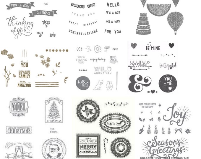 Stampin' up Stamp Sets Choose Your Set , New Stamp Sets , Occasion ...