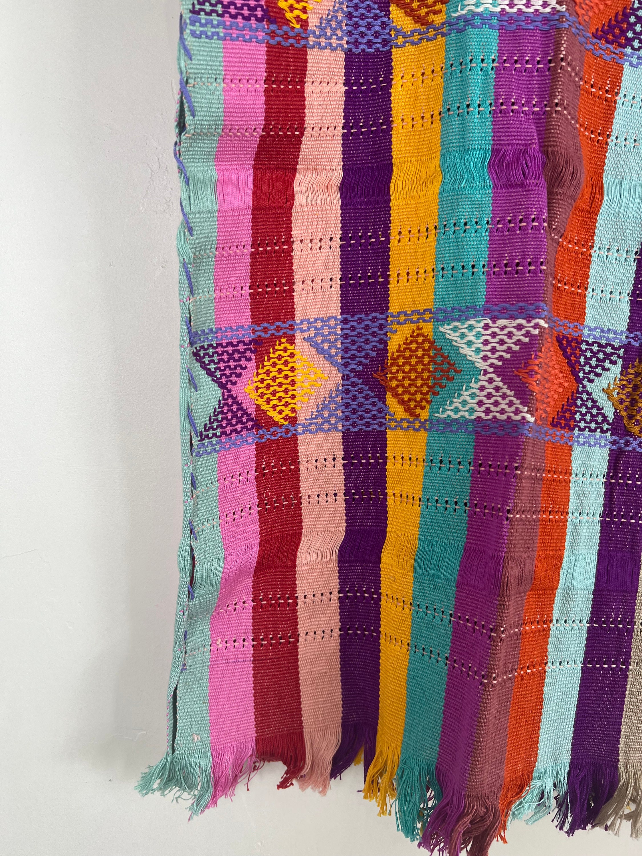 Woven Mexican Blouse, Mexican Huipil, Hand Woven Top, Artisanal ...