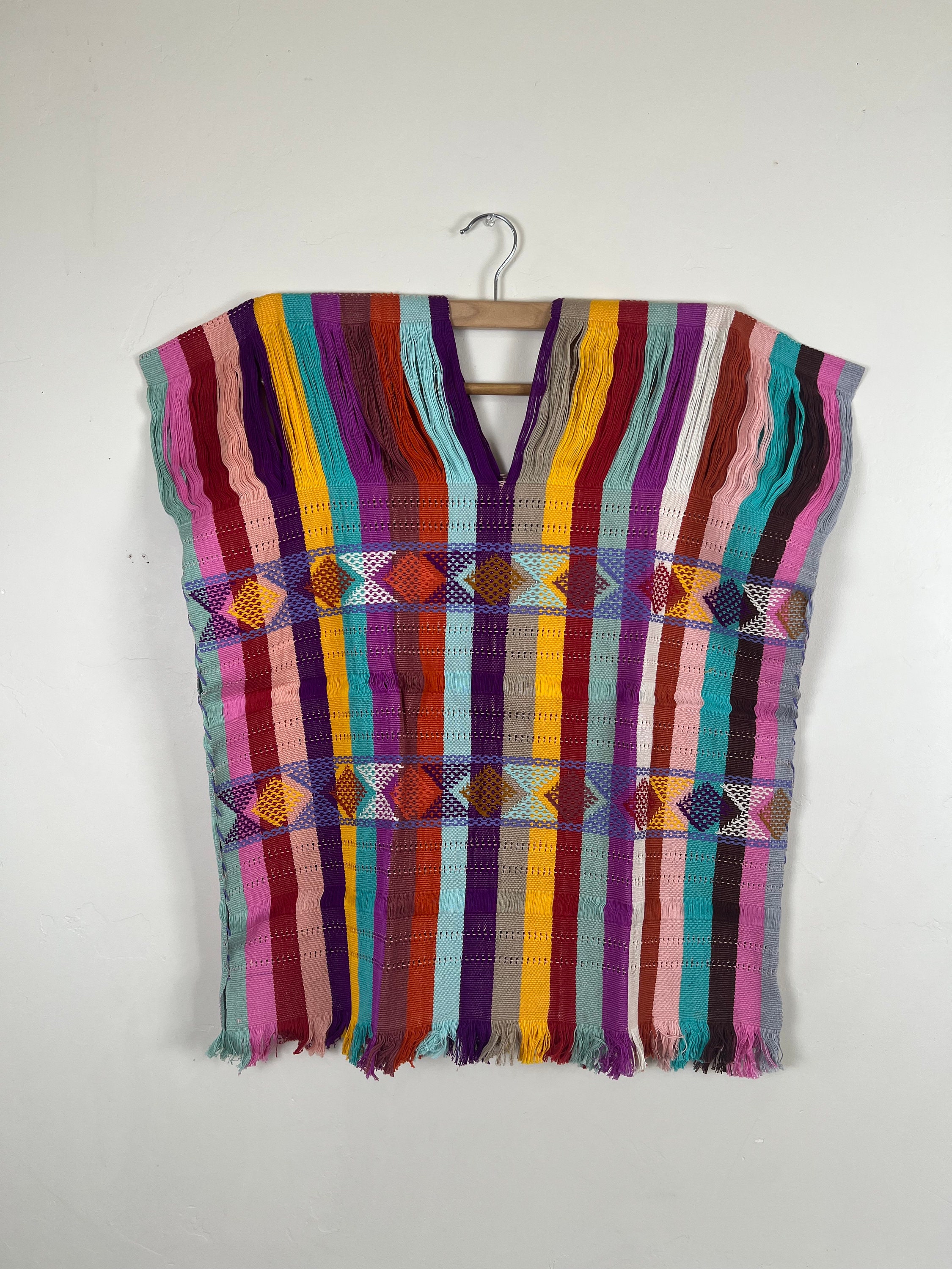 Woven Mexican Blouse, Mexican Huipil, Hand Woven Top, Artisanal ...